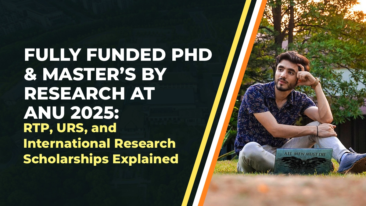 Fully Funded PhD & Master’s by Research at ANU 2026